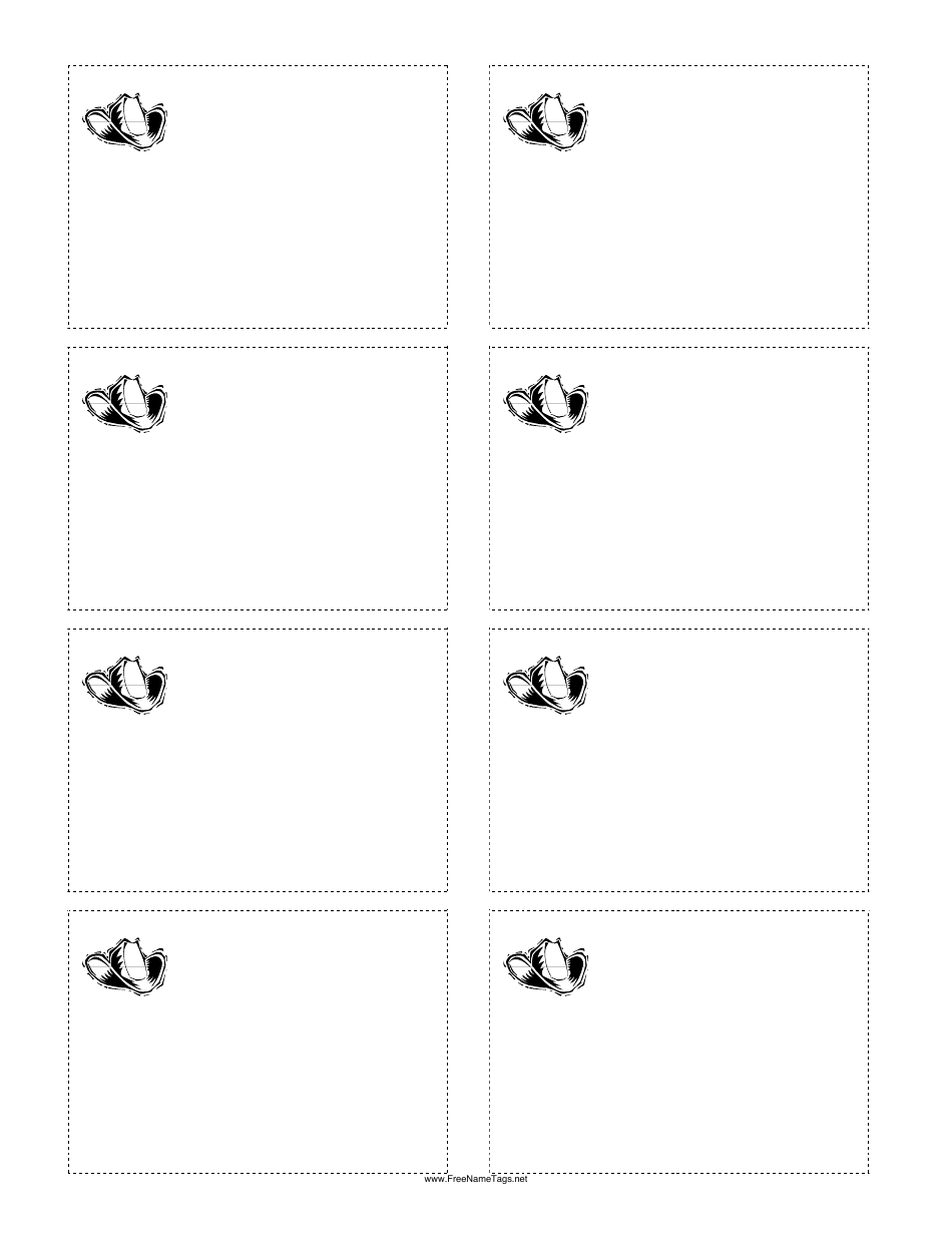 Cowboy Hat Name Tag Template Download Printable PDF | Templateroller