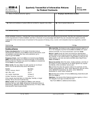 IRS Form 8596-A Download Fillable PDF or Fill Online Quarterly ...