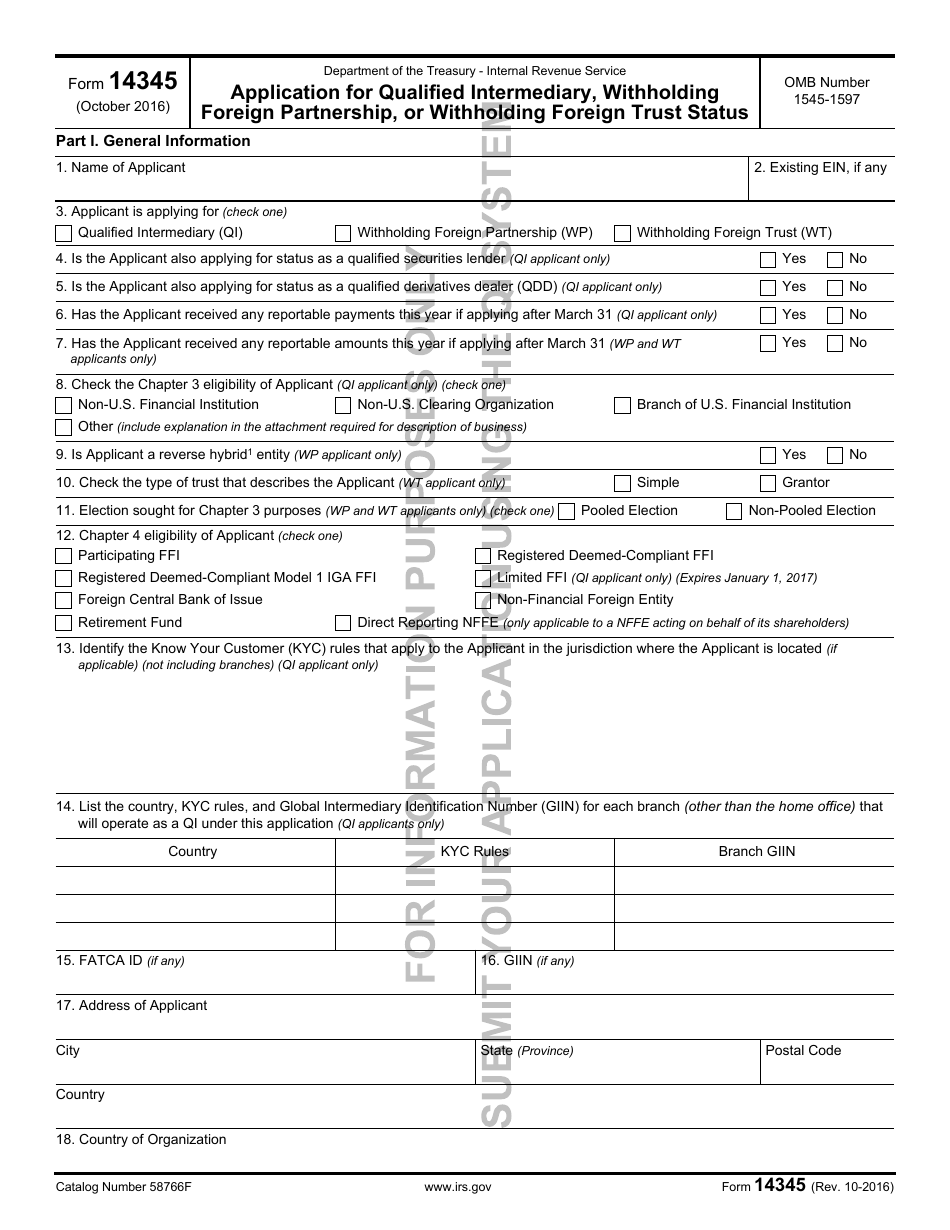 IRS Form 14345 - Fill Out, Sign Online and Download Fillable PDF ...