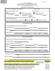 HHL Form 00061 Download Fillable PDF or Fill Online Information Change ...