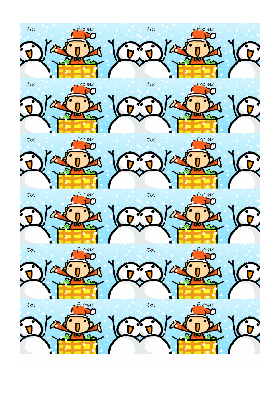 Christmas Surprise Gift Tag Template Download Printable PDF ...