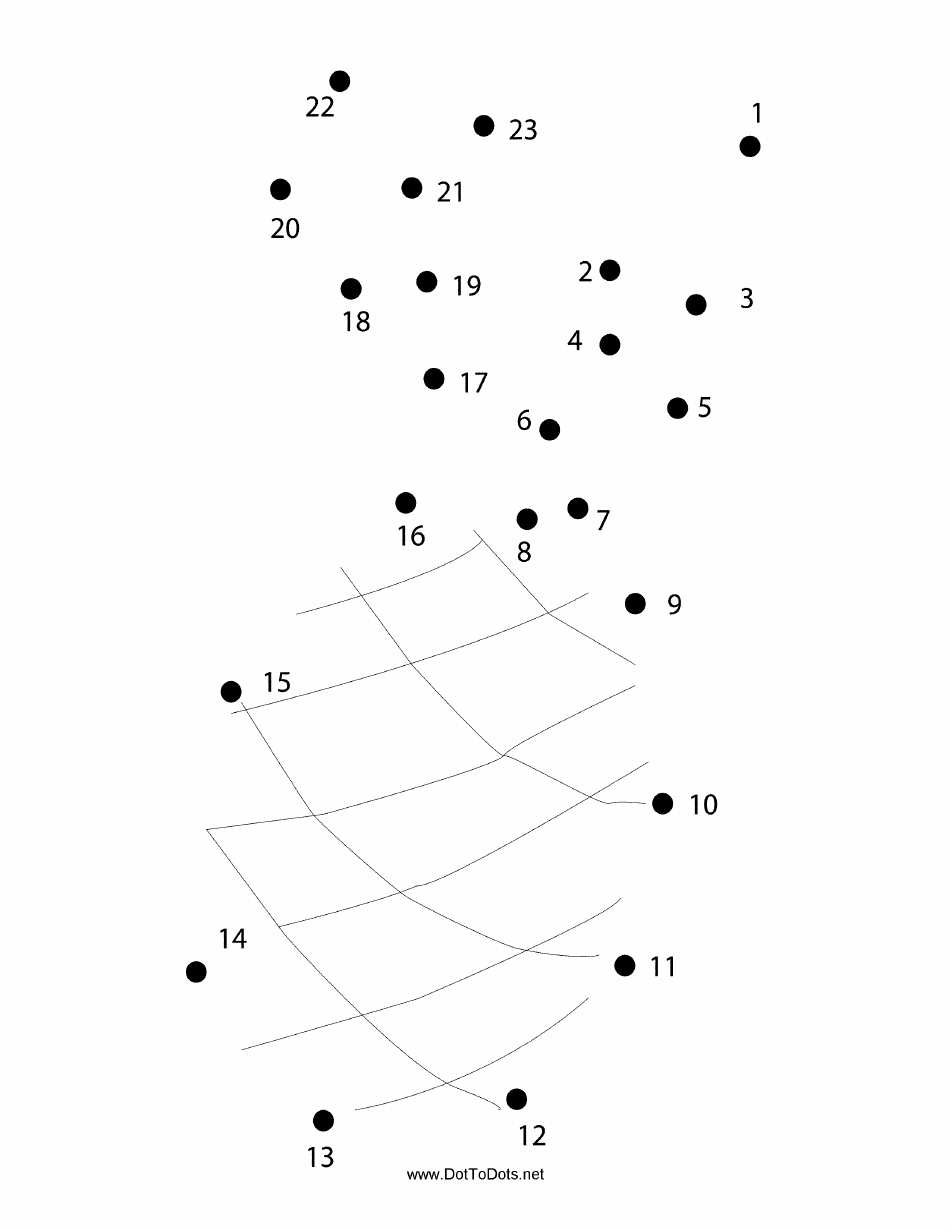 Pineapple Dot-To-Dot Sheet Download Printable PDF | Templateroller