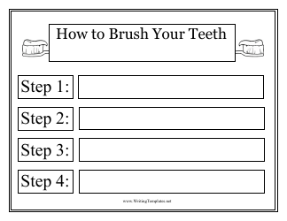 Teeth Brush Plan Template Download Printable PDF | Templateroller