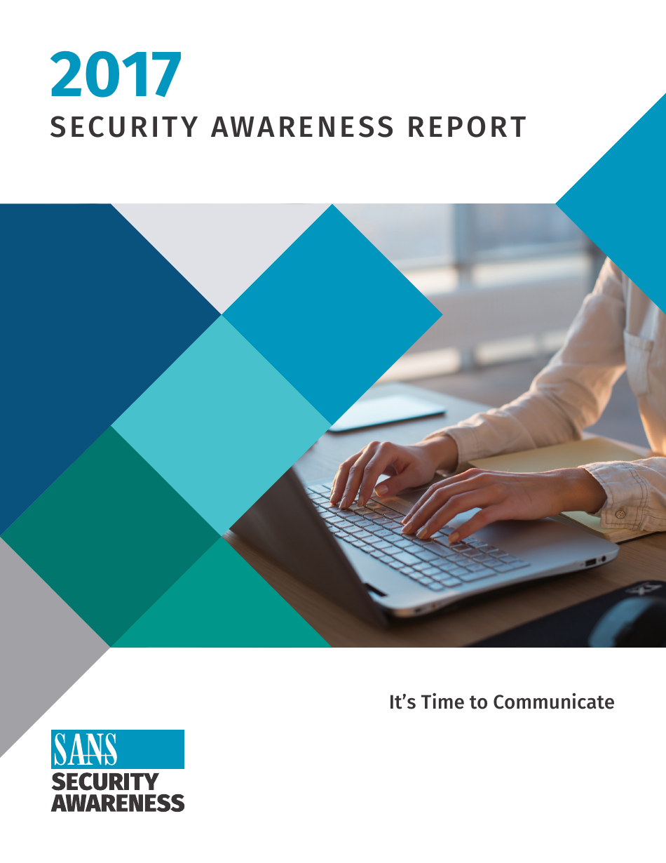 2017 Security Awareness Report - Sans - Fill Out, Sign Online and ...