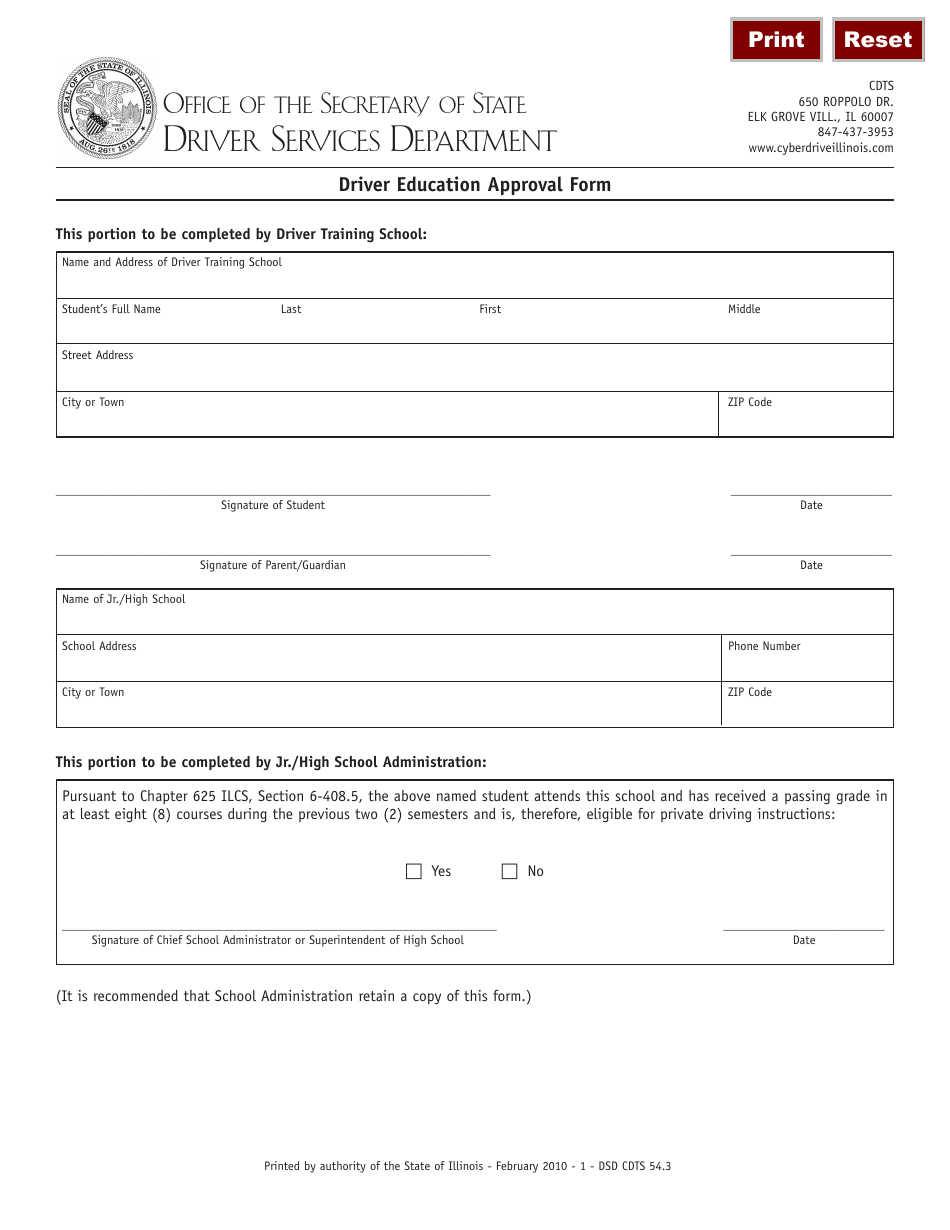 Form DSD CDTS54 - Fill Out, Sign Online and Download Fillable PDF ...