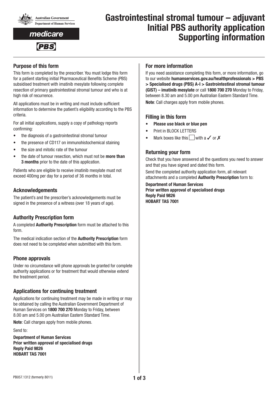 Form PB057.1312 - Fill Out, Sign Online and Download Printable PDF ...