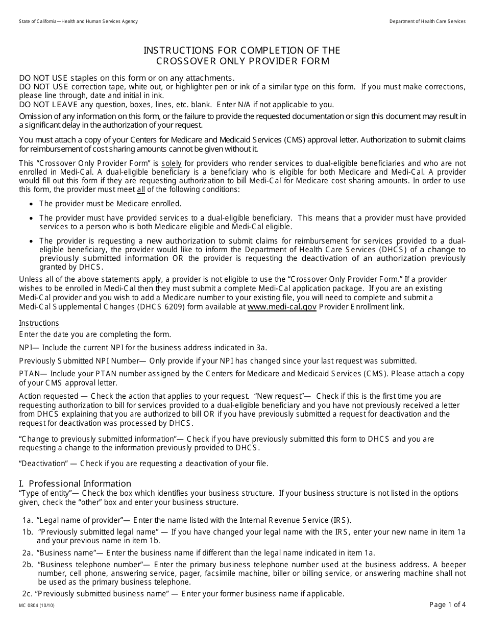Form MC0804 - Fill Out, Sign Online and Download Fillable PDF ...