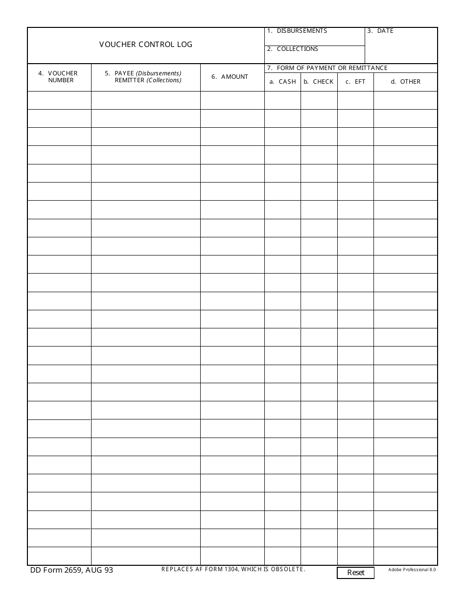 DD Form 2659 - Fill Out, Sign Online and Download Fillable PDF ...