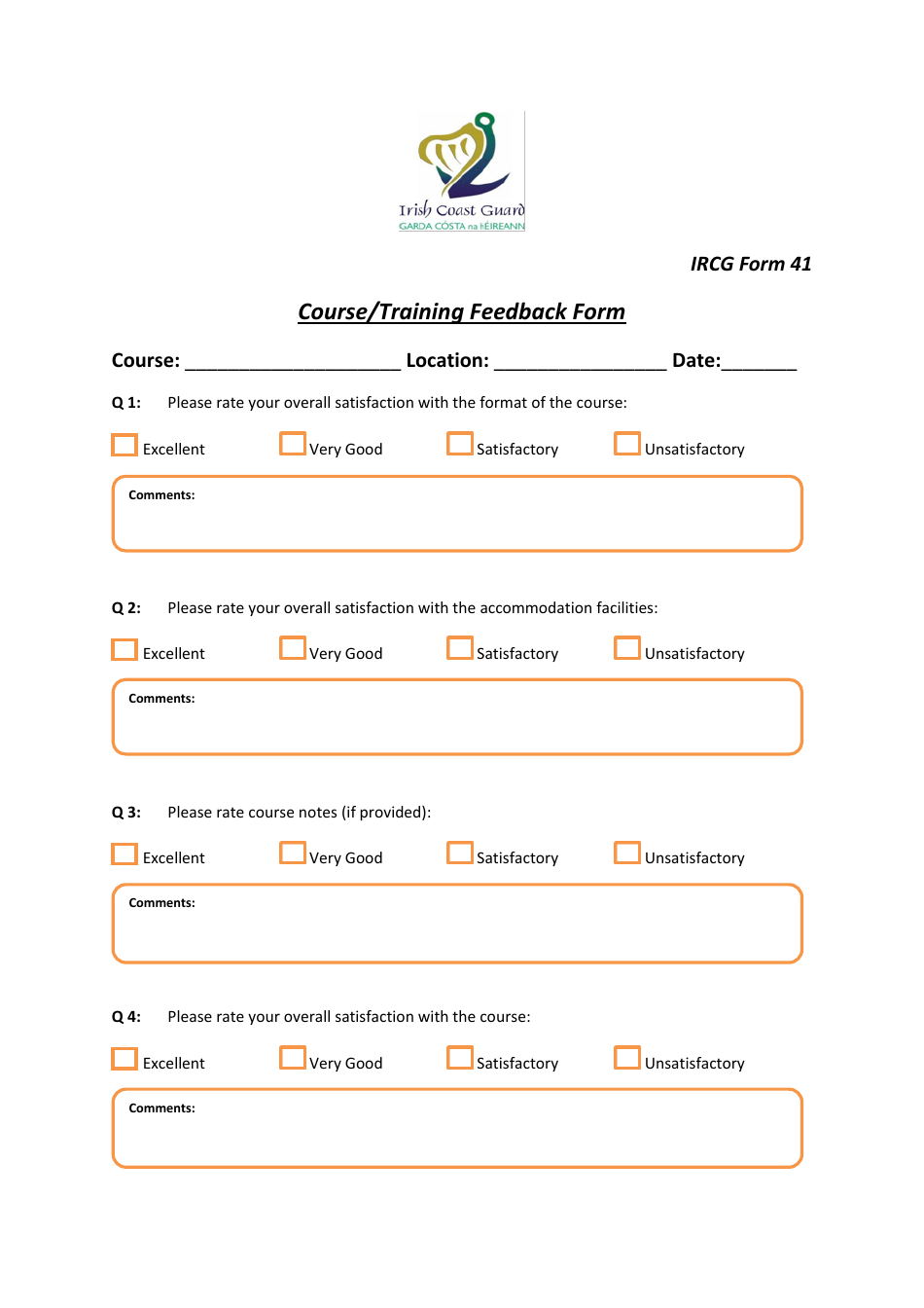 Form 41 - Fill Out, Sign Online and Download Printable PDF, Ireland ...